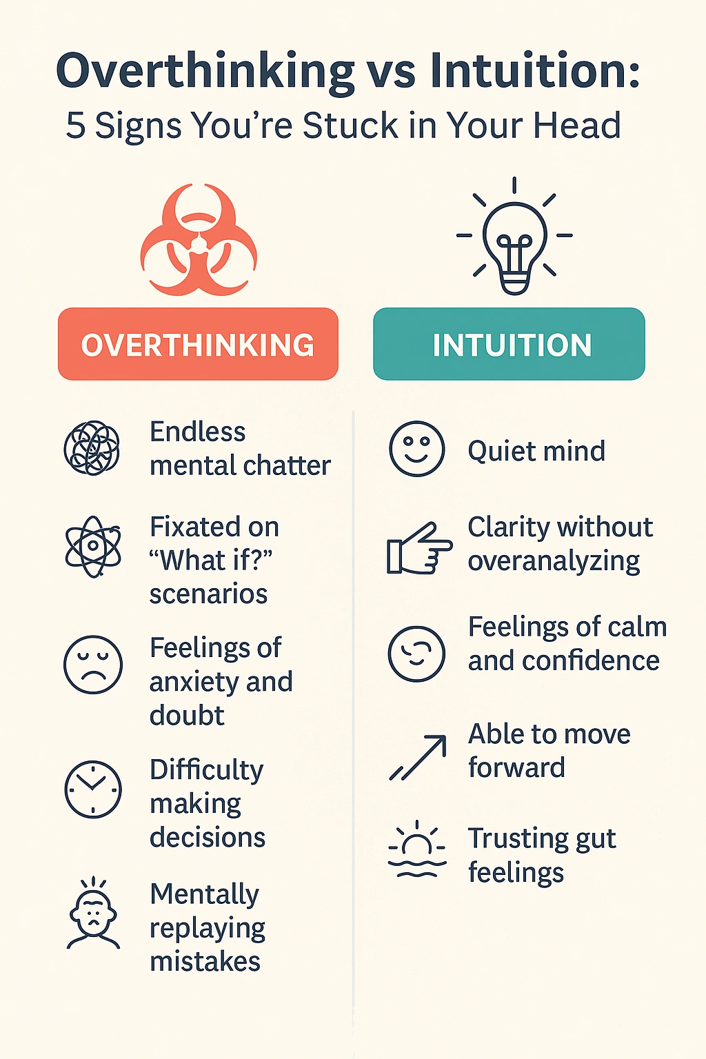 Overthinking vs Intuition: How to Stop Analysis Paralysis and Trust ...